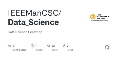 Data Science Roadmap Md At Main IEEEManCSC Data Science GitHub