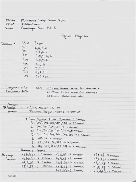 apriori algorithm 225150607111030 pdf