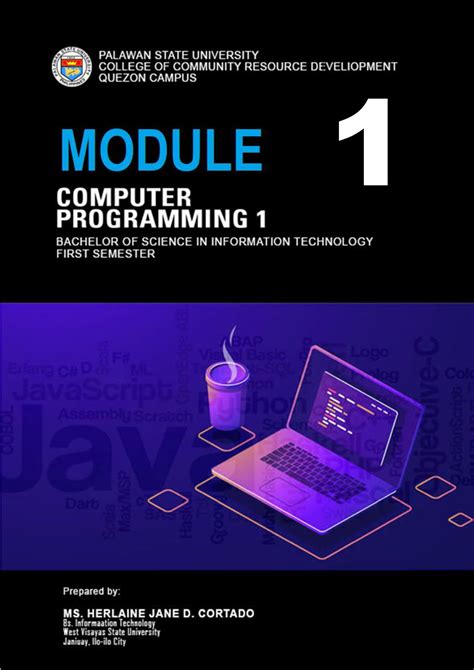 Module 1 Computer Programming Languages Bachelor Of Science