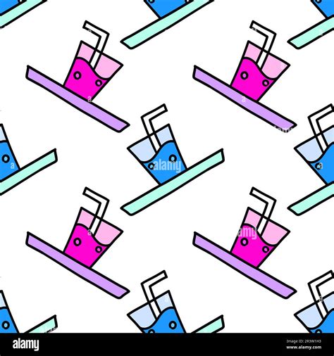 A Glass Of Syrup Seamless Textile Print Repeat Pattern Background