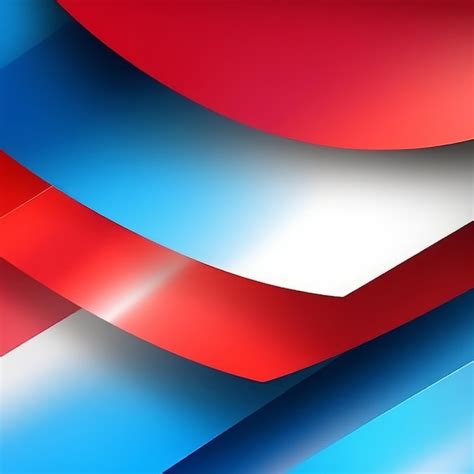 Premium Ai Image Red White And Blue Gradient Abstract Background