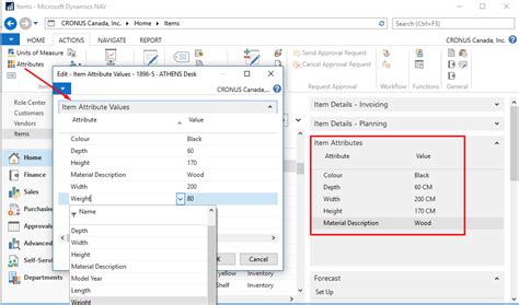 Using Item Attributes In Microsoft Dynamics Nav 2017 Archerpoint