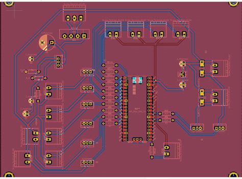 Microcontroller Induction Motor Control Panel Circuit Electrical