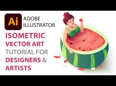 Adobe Illustrator Tutorial Isometric Vector Art Tutorial Arttutor YouTube
