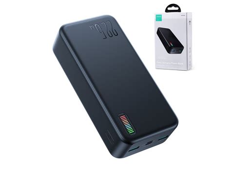 Joyroom Qp196 Powerbanka 2xusb 22 5w 30000mah Usb C Pd Qc 3 0 Scp Fcp černá