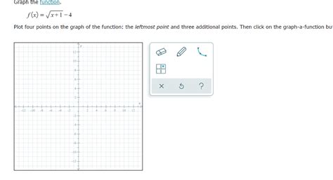 solved graph the function x vx 1 4 plot four points on
