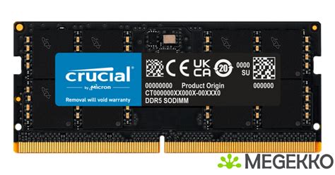 Megekko Nl Crucial Ddr5 Sodimm 1x32gb 5600