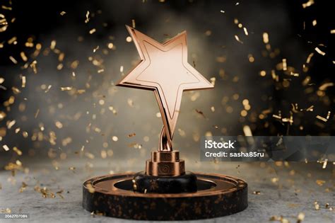 보상으로 골드 스타 최고 성과상 우승자 증서 컴퓨터 게임 1위 위너스 컵 업적 승리 목표 달성 개념입니다 3d 렌더링 상에 대한 스톡 사진 및 기타 이미지 Istock