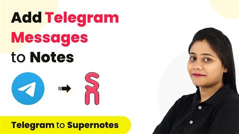 How To Add New Telegram Messages To Notes Telegram Supernotes Integration Youtube