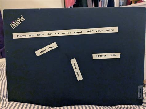 Year Old Uses Label Maker With Funny Babe Misspellings