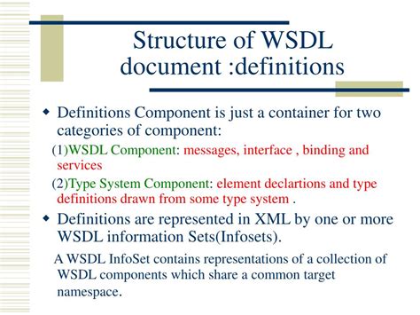 Ppt Wsdl Web Service Description Language Powerpoint Presentation