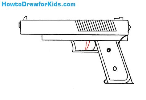 Guns Drawings Easy