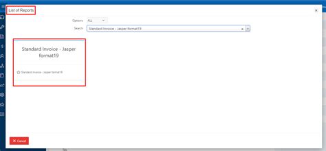 How To Generate A Standard Invoice Jasper Format 19 Fresa