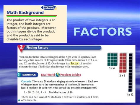 Divisors Factors And Multiples PPT