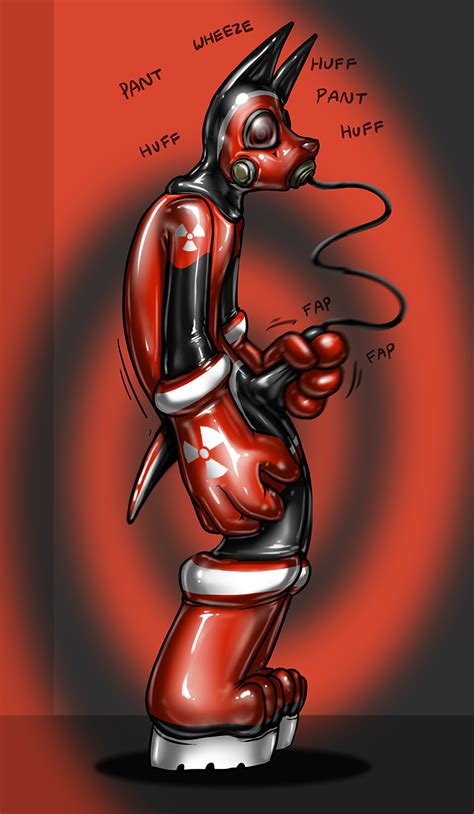 Rule 34 Catsuit Furry Gas Mask Hypnosis Male Male Only Mind Control
