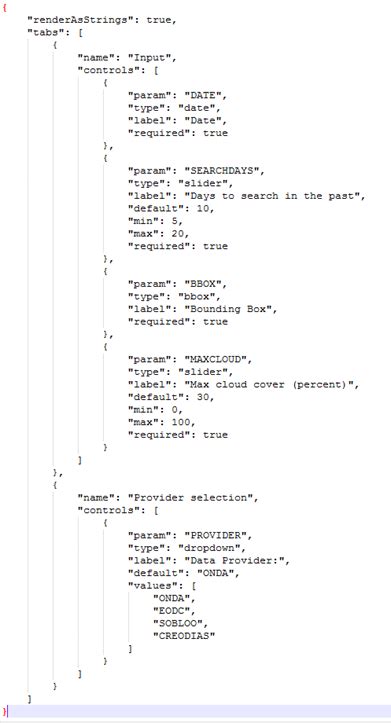 How To Create A User Interface Ui — Wasdi Documentation Center Documentation