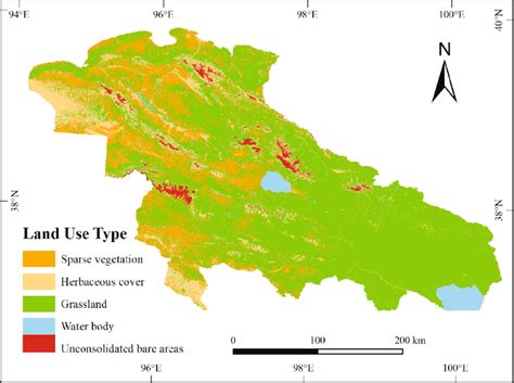 Distribution Of Land Use Types In Study Area Download Scientific Diagram