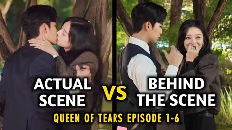 Queen Of Tears Behind The Scene Bts Vs Actual Scene Kim Soo Hyun Kim Ji