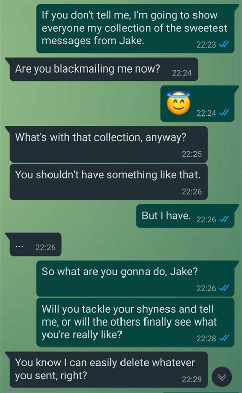 The Forest Was Never Still — Texting With Jake Mc Told Jake About Her