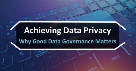 Nephos Technologies On Linkedin Achieving Data Privacy Why Good Data