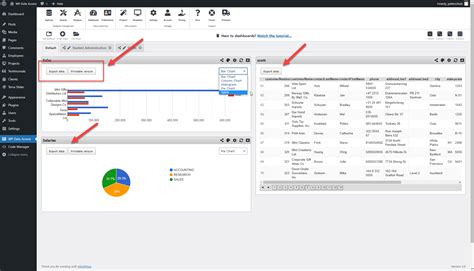 wp data access chart widget export click to enlarge wp data access