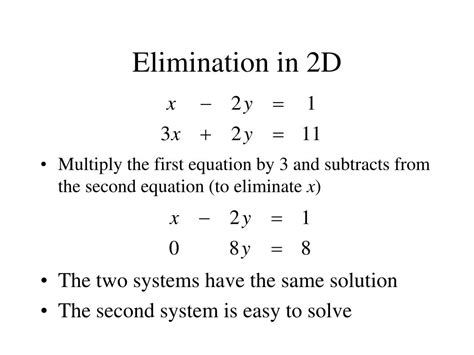 PPT Lecture Matrix Operations And Gaussian Elimination For Solving Linear Systems PowerPoint