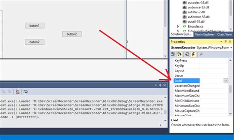 Net How Do I Add A Form Load Event Using The Form Designer In C Like Double Clicking
