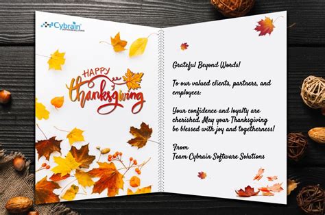 Cybrain Software Solutions Pvtltd On Linkedin Thanksgiving