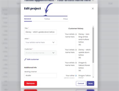 How To Edit A Project Tattoogenda Com