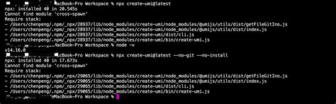 Bug Run Npx Create Umilatest Command Failed · Issue 10754 · Umijs