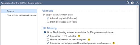 Blink Image Preconfigured Settings