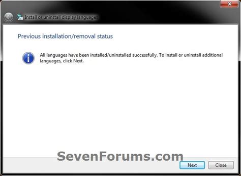 Display Language Packs Install And Uninstall Tutorials