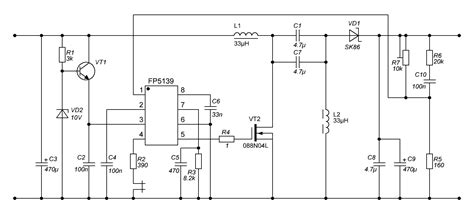 Схема повышающего Dc Dc преобразователя