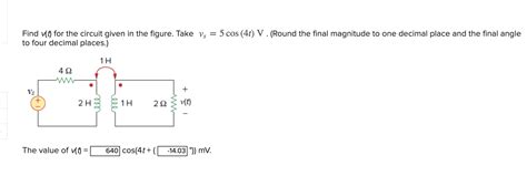 solved find v t for the circuit given in the figure take
