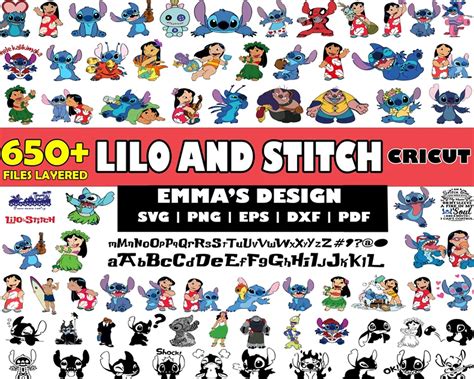 Svg Files For Cricut Lilo And Stitch Bundle Svg Disney Lilo And Stitch