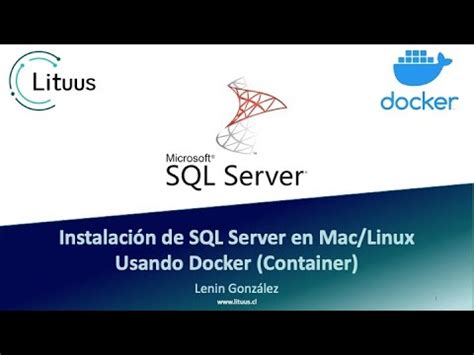 Cómo Instalar SQL Server en MAC usando Docker YouTube