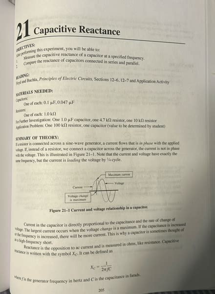 Capacitive Reactance T ﻿ctives Wsproforming This