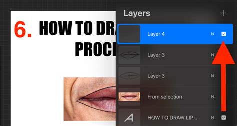 How To Trace Or Draw Lips In Procreate With Steps