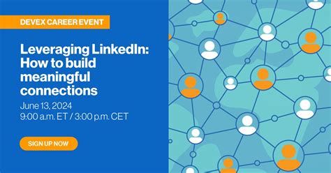 Devex Career Event How To Network Efficiently And Effectively On