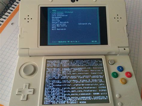 HO RetroArch Versión Estable en Nintendo DS Scene