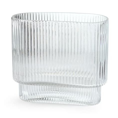 Bfttlity Clear Glass Vase Glass Vases For Flowers Clear Vase For Living