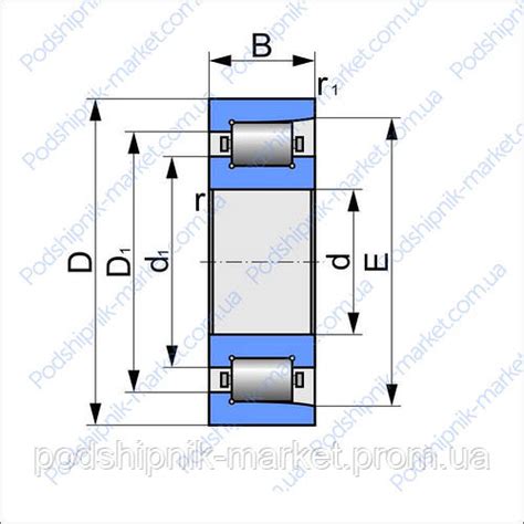Купить 12213 (VBC® ) подшипник радиальный роликовый с короткими ...