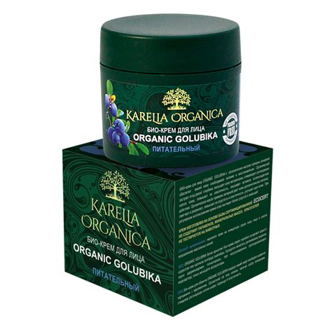 Био-крем для лица Organic Golubika питательный - Karelia Organica