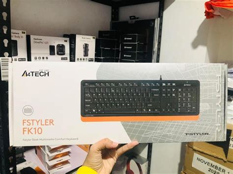 A4tech Fstyler Fk10 Keyboard Usb Orange On Carousell
