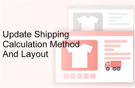 Update Shipping Calculation Method And Layout Jetprint News
