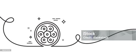 케이블 단면 라인 아이콘입니다 광섬유 기호입니다 컬이 있는 연속 라인 벡터 광섬유의에 대한 스톡 벡터 아트 및 기타 이미지 광섬유의 섬유 인터넷 Istock
