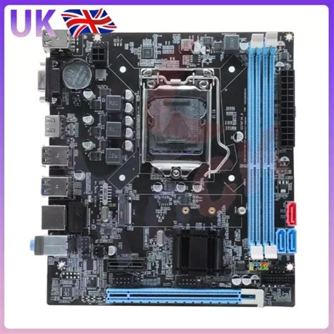 B75 Motherboard 2x240 Pin Ddr3 Sdram Slot 16gb Micro Atx Computer Motherboard £31 60 Picclick Uk