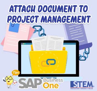 Attach SAP Business One Document To Project Management