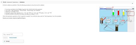 Solved Part A Equilvanent Capacitance Prediction 3