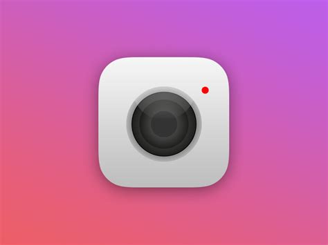 Daily UI 5 100 Apple Camera App Icon By Adam Sidaway On Dribbble
